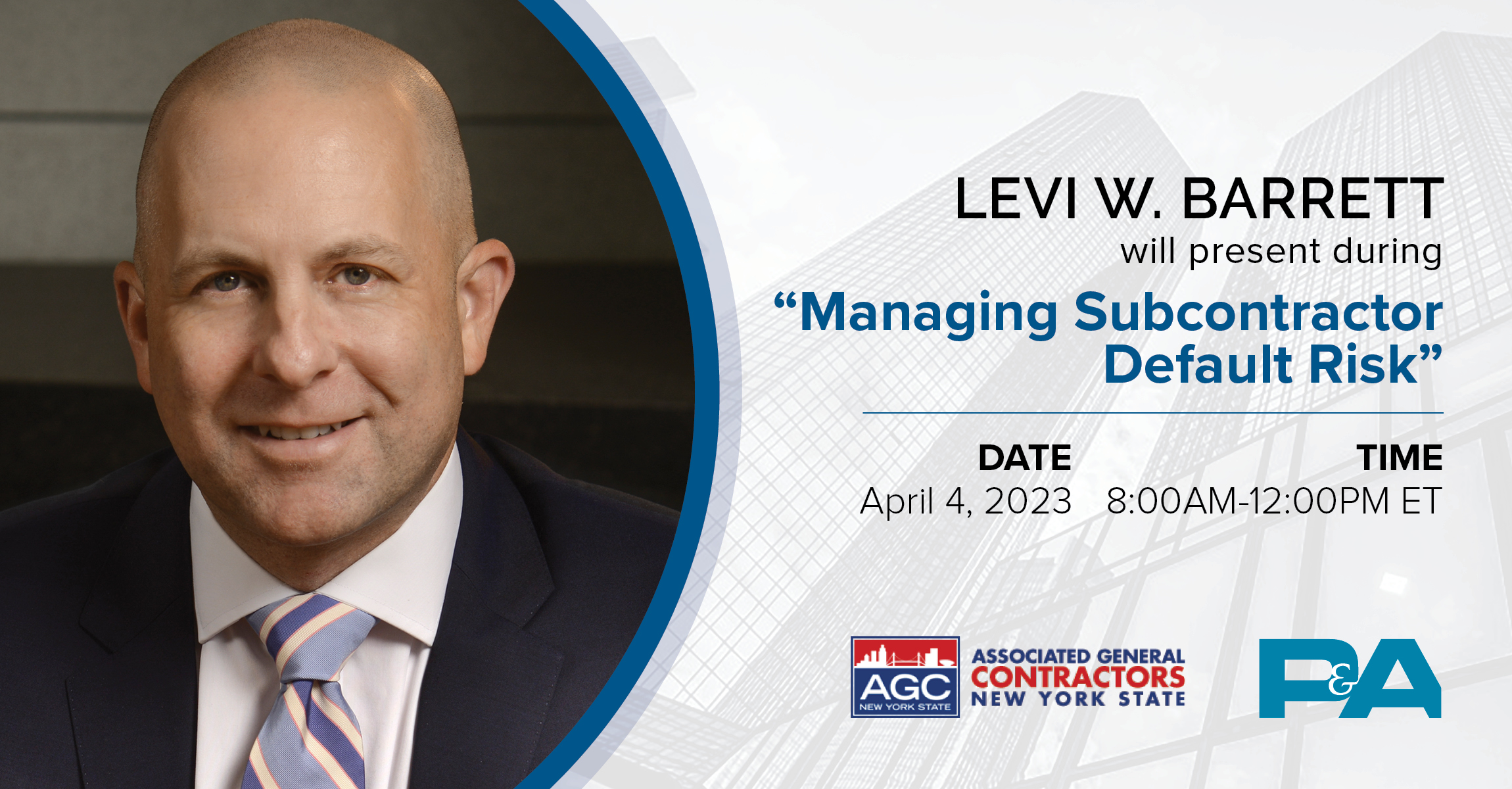 Managing Subcontractor Default Risk | AGC NYS | P&A