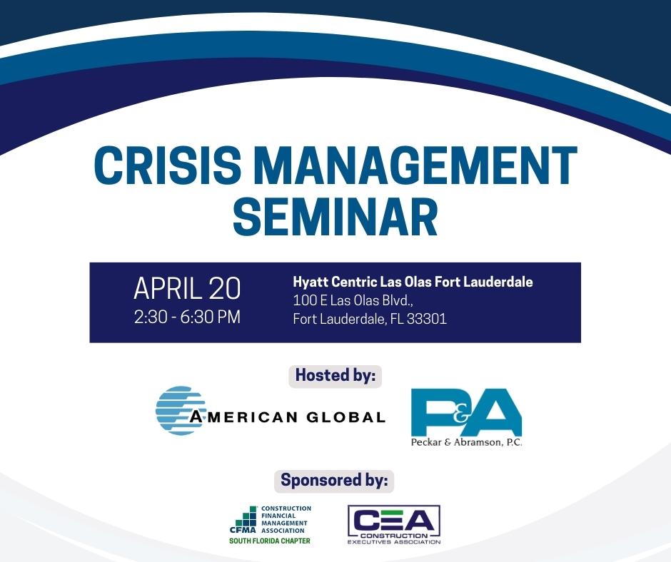 Crisis Management Seminar | P&A