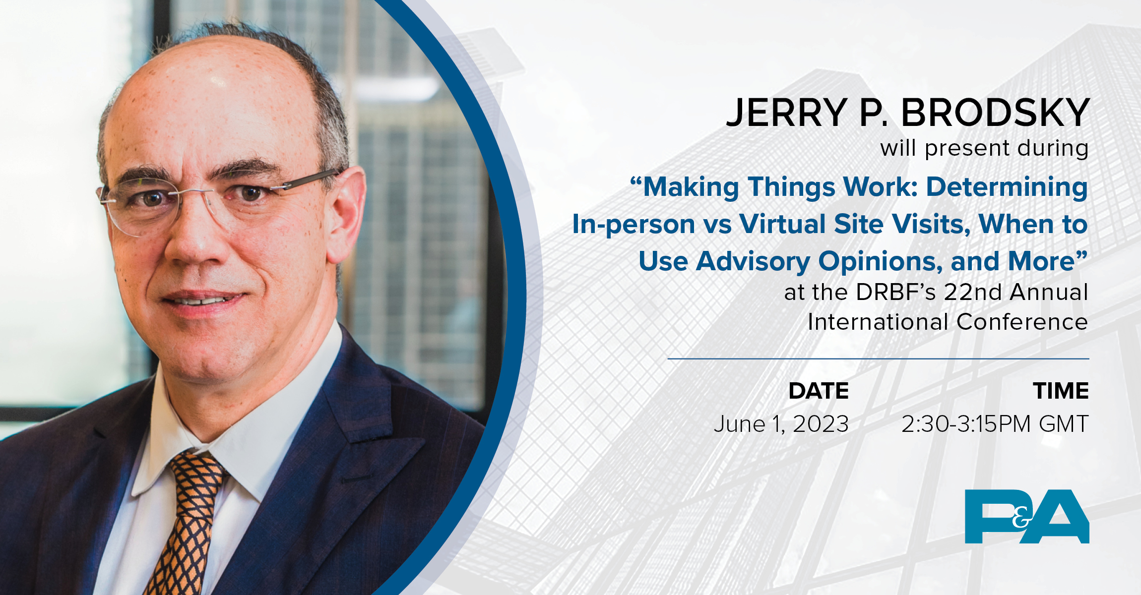 DRBF International Conference | Making Things Work | P&A