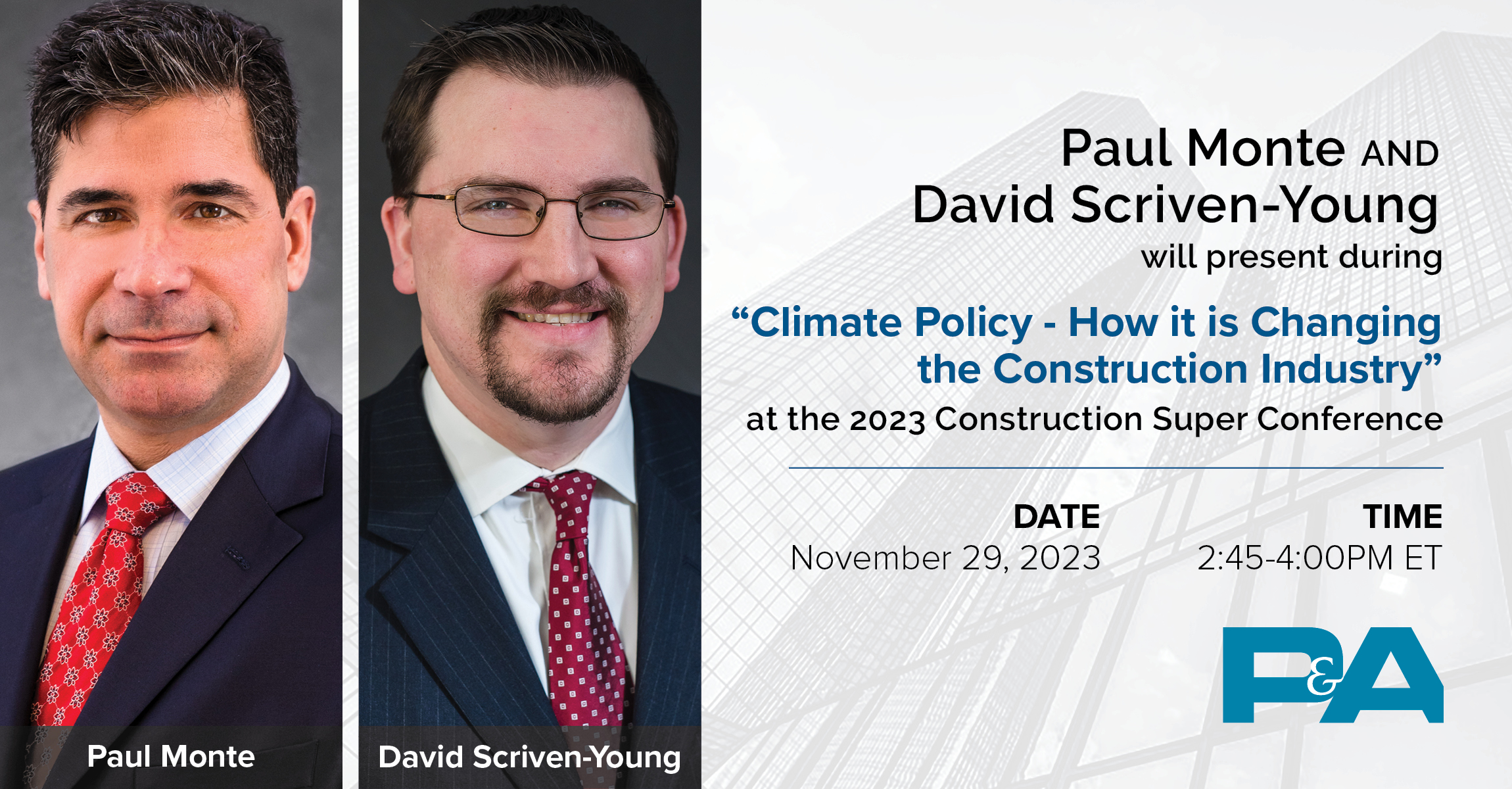 Climate Policy – How it is Changing the Construction Industry | CSC 2023
