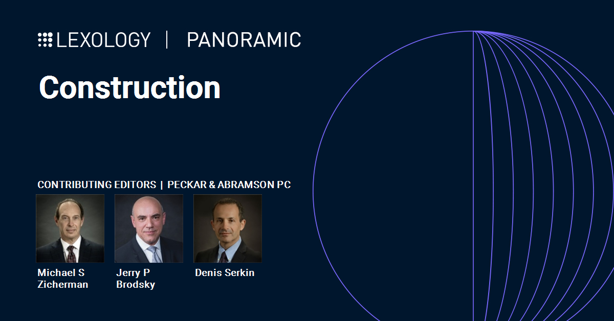 Lexology Panoramic: Construction 2025 | P&A