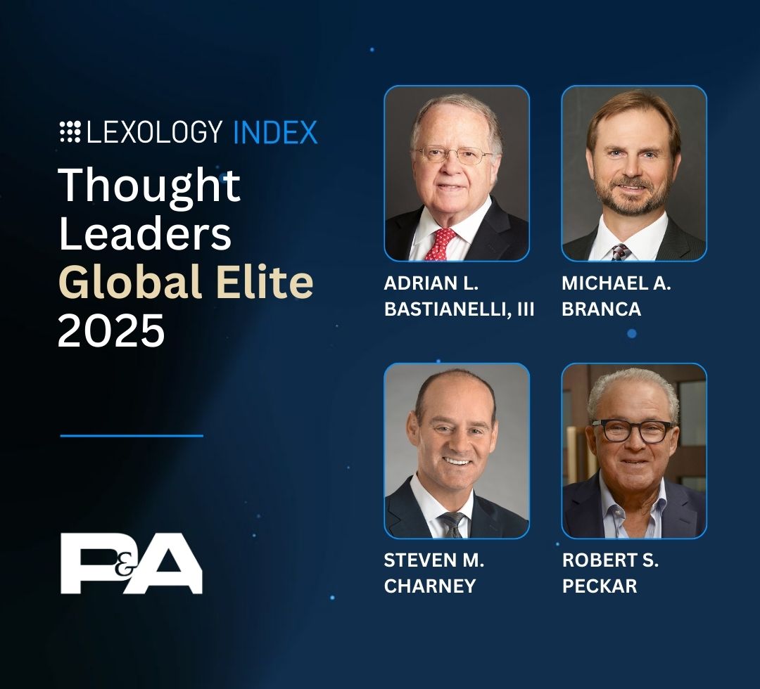 Four P&A Attorneys Named to Thought Leaders Global Elite 2025