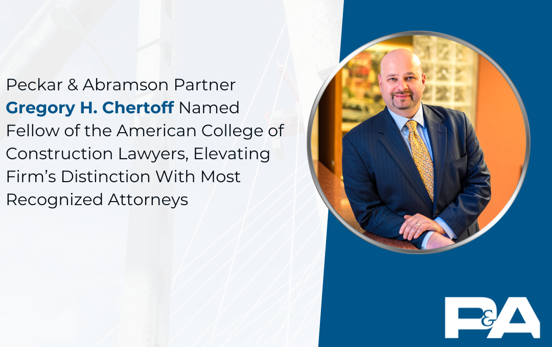 Gregory Chertoff Named ACCL Fellow, Elevating P&A's Distinction