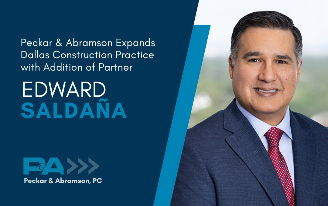 Edward Saldaña Joins as Partner in Dallas | P&A
